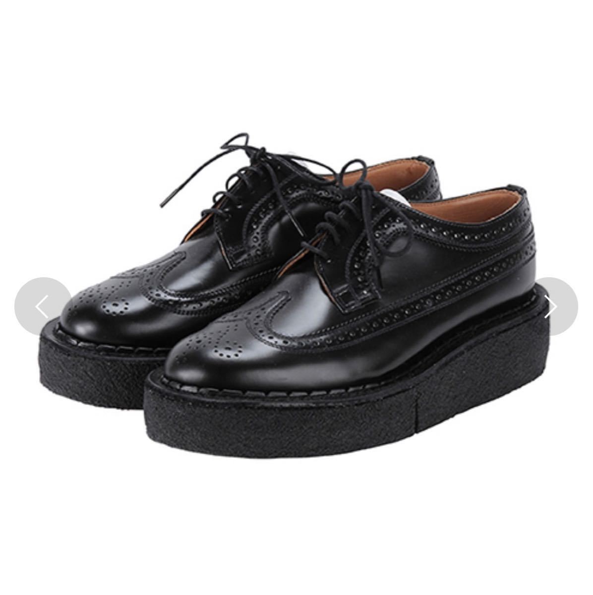 新品 ズッカ zucca×GEORGE COXウィングチップシューズ 黒 サイズ 新品 ズッカ zucca×GEORGE COXウィングチップシューズ 黒 サイズ