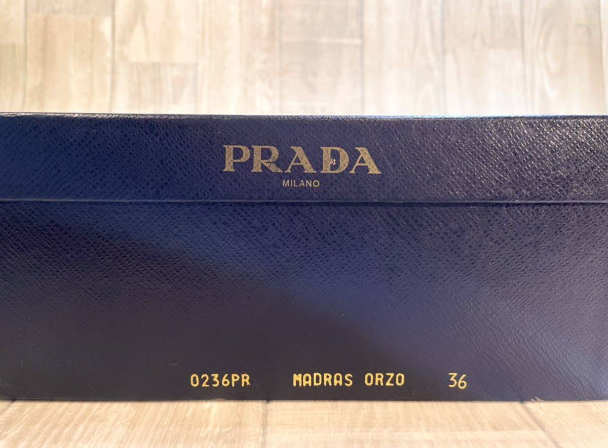 Yahoo!オークション - 【未使用】PRADA プラダ 26cm UK7 Uチップ ダー...