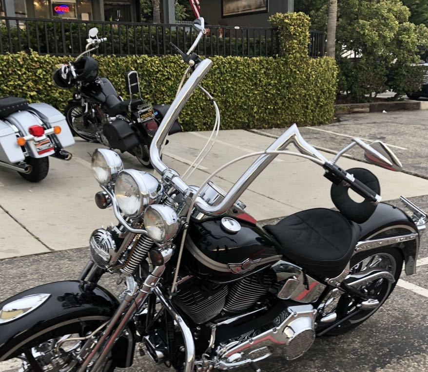 代購代標第一品牌－樂淘letao－HearleyDavidson Springer FLSTS スプリンガー オーダーメイド カスタム ハンドルバー USDM LA ロス ハーレー