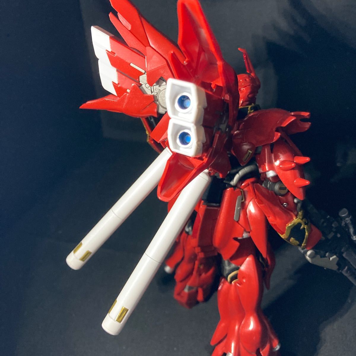 ジャンク】HG シナンジュ 1/144 筆塗り全塗装完成品 プラモデル ジャンク】HG シナンジュ 1/144 筆塗り全塗装完成品 プラモデル