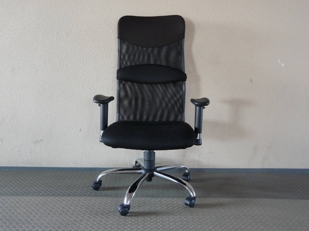 Yahoo!オークション - サンワサプライOAチェア SNC-NET4BKN2 パソコン...