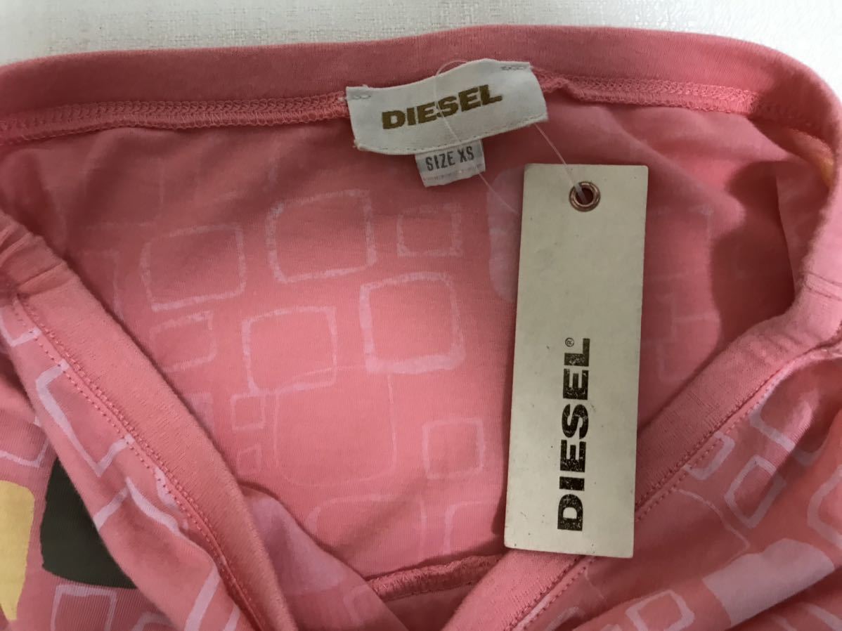 新品未使用本物ディーゼルDIESELチューブトップワンピースピンク 新品未使用本物ディーゼルDIESELチューブトップワンピースピンク