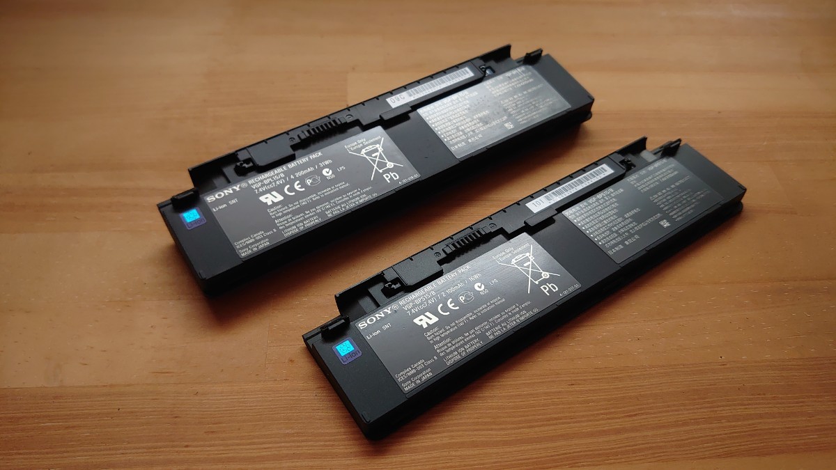 VAIO type-P 純正バッテリ 2個セット VGN-P VGP-BP|Yahoo VAIO type-P 純正バッテリ 2個セット VGN-P VGP-BP|Yahoo