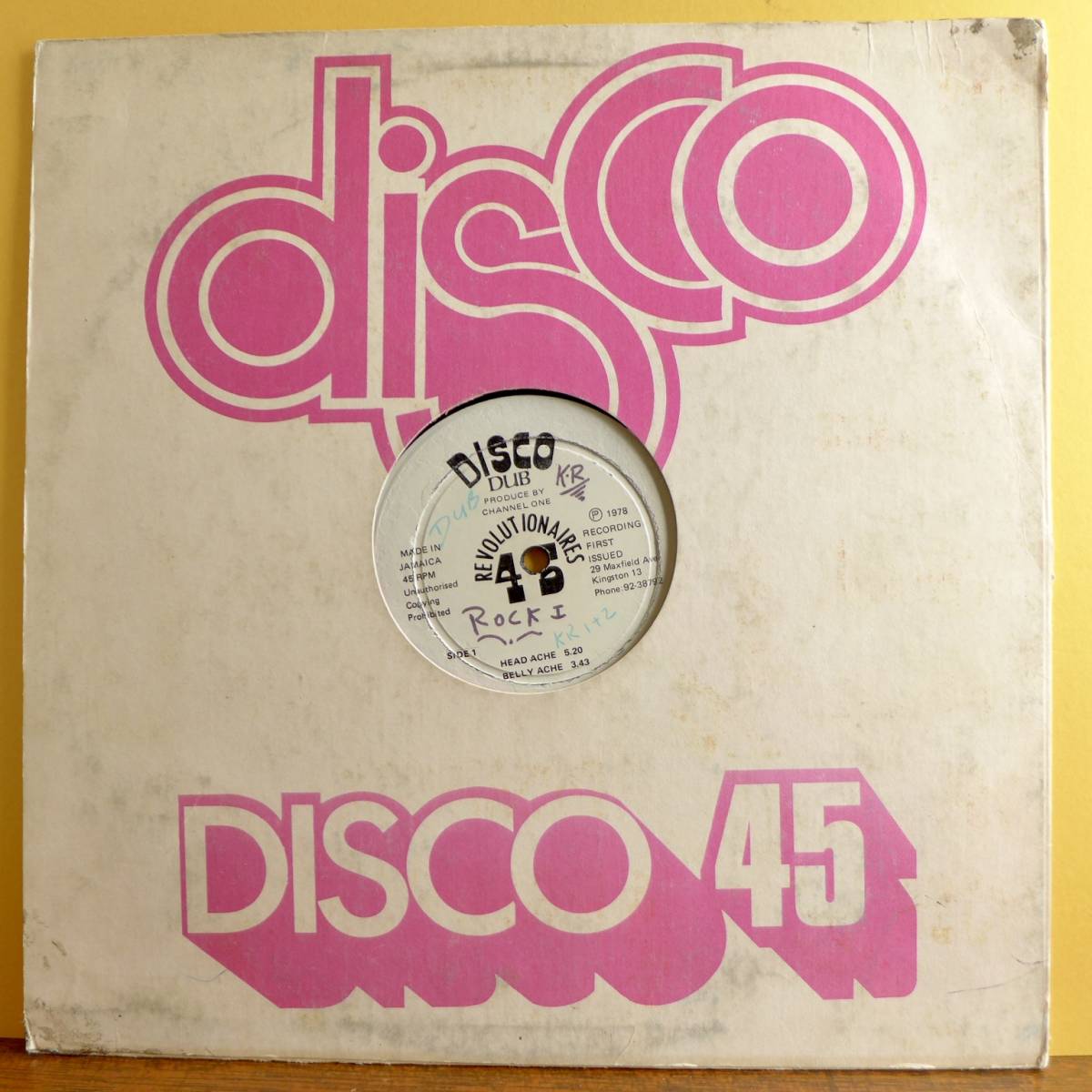 Yahoo!オークション - THE REVOLUTIONARIES / CHANNEL ONE DISCO DUB 4...