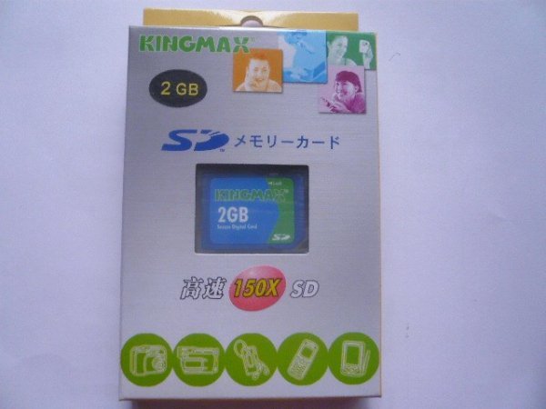 Yahoo!オークション - 新品 KINGMAX SDカード 2GB 150×
