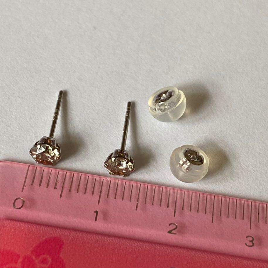 Yahoo!オークション - Pt900 ダイヤモンドピアス 合計0.4ct