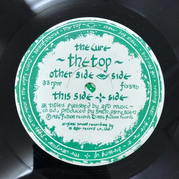 Yahoo!オークション - N81 [LP] The Cure The Top レコード Fiction Re...