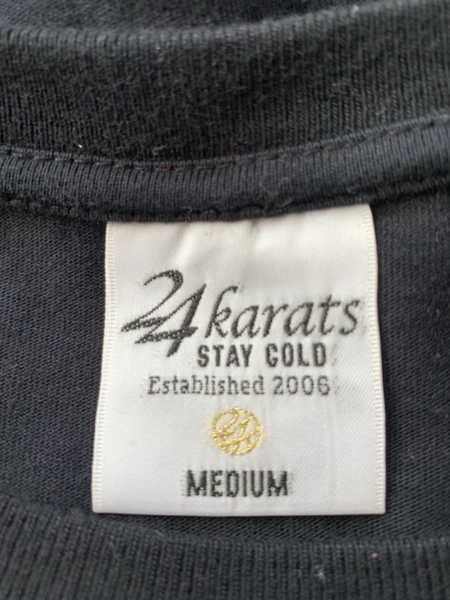 Yahoo!オークション - 【人気】24 Karats Tシャツ メンズ Mサイズ 黒／...