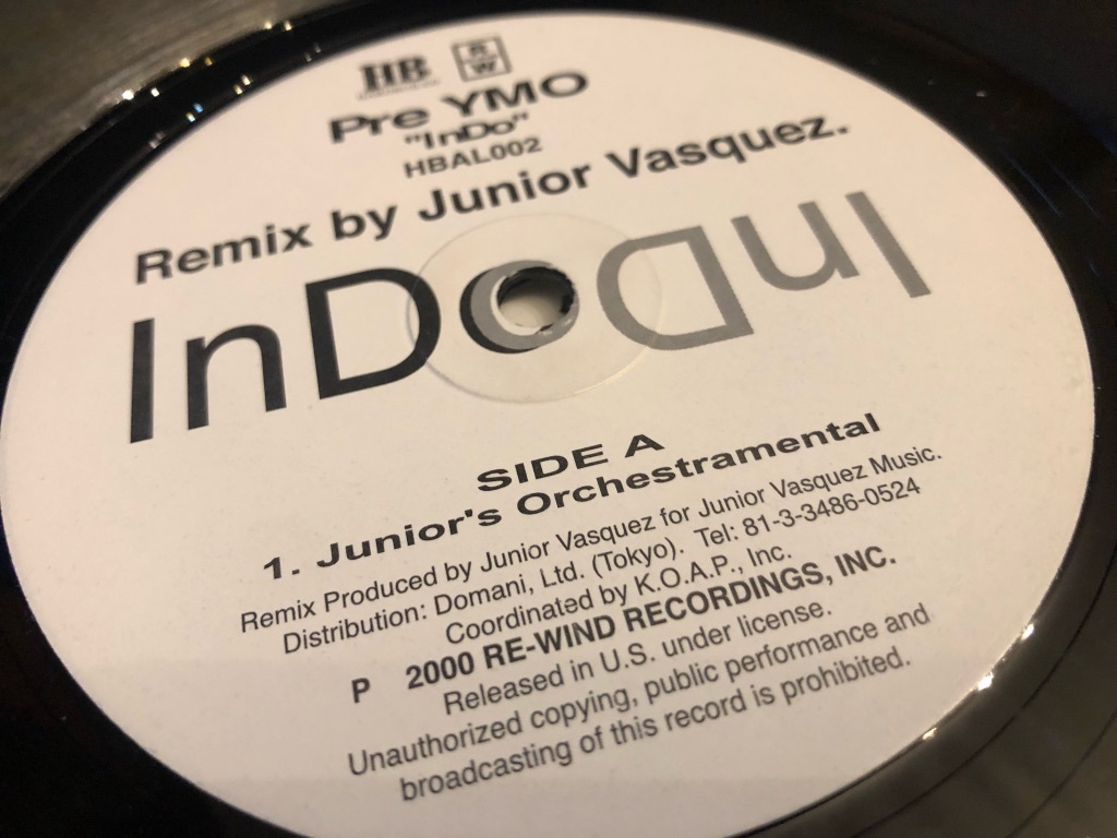 Yahoo!オークション - 12” Pre YMO / InDo / Junior Vasquez / プログ...