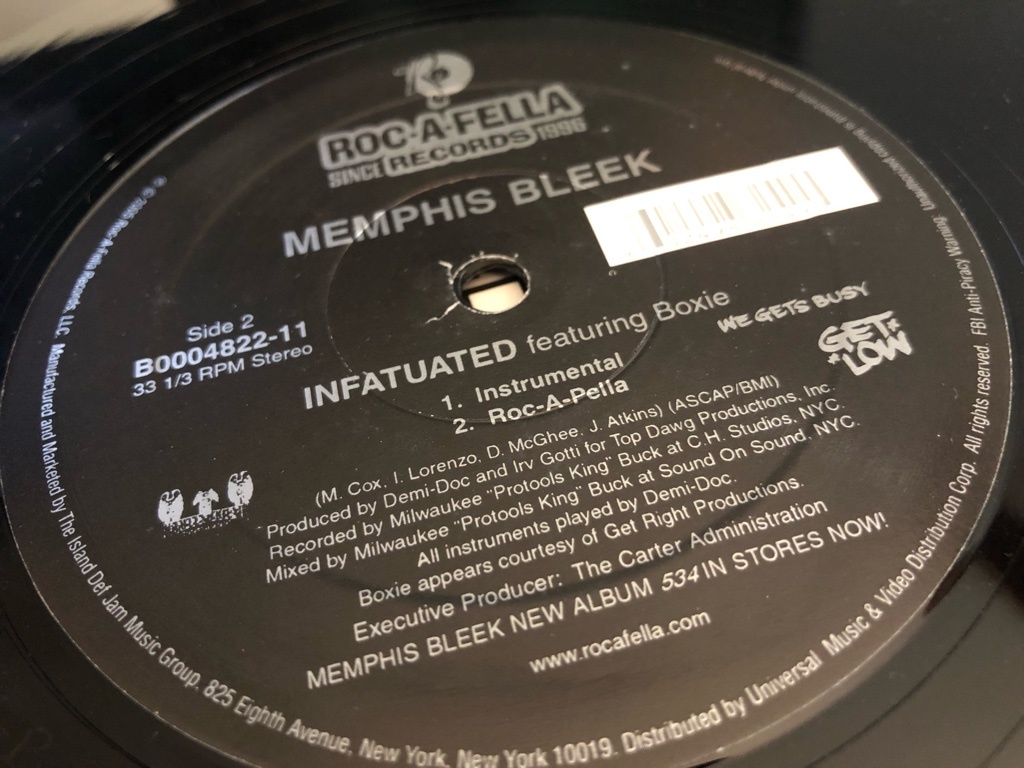 Yahoo!オークション - 12” Memphis Bleek / Infatuated / スムース・...