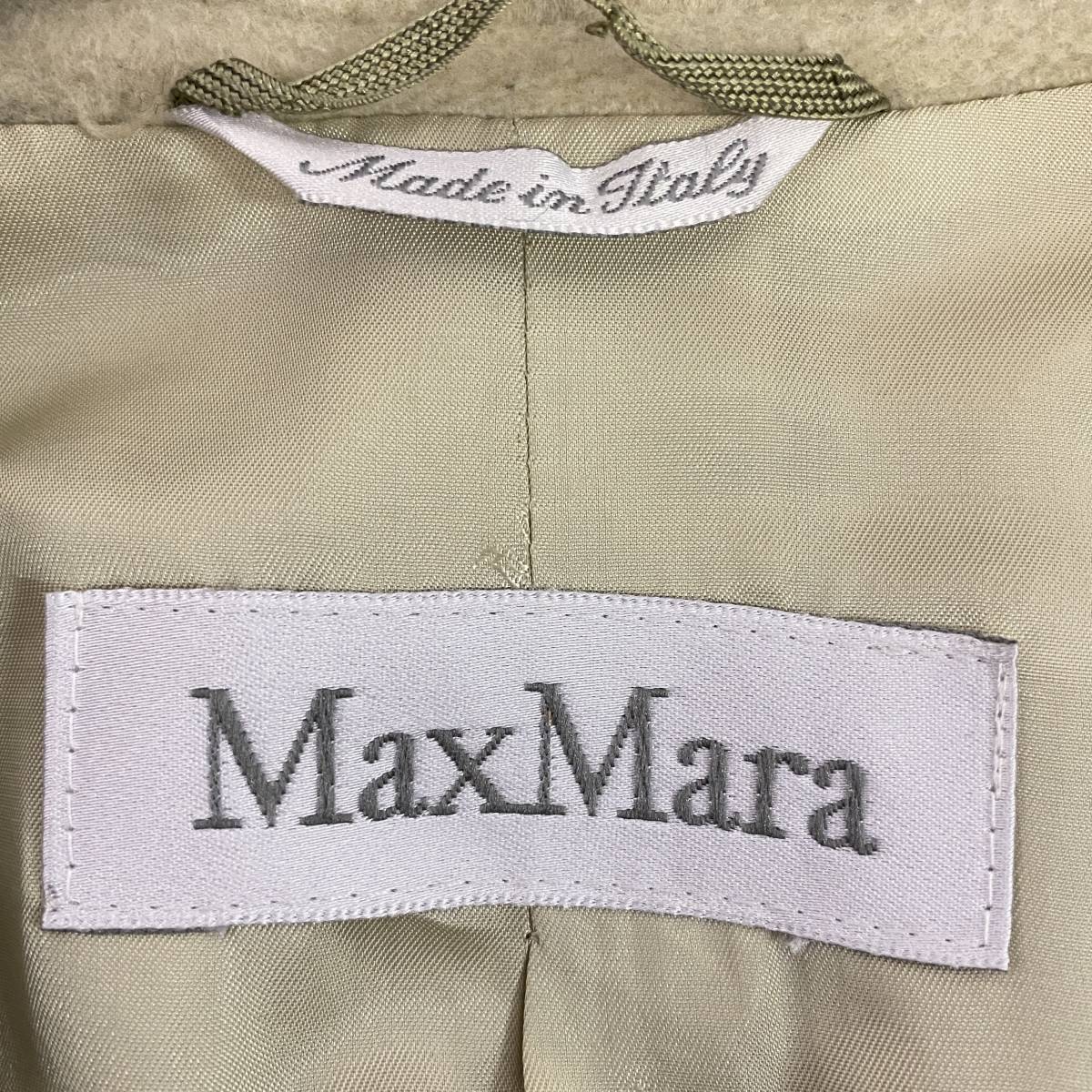 Max Mara】マックスマーラ MADE IN ITALY イタリア製 カシミヤ混 Max Mara】マックスマーラ MADE IN ITALY イタリア製 カシミヤ混