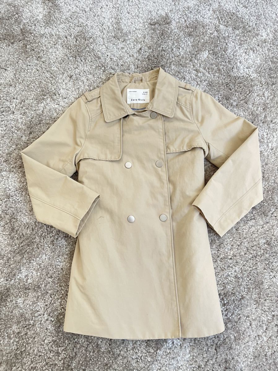 Yahoo!オークション - ZARA キッズ トレンチコート 116