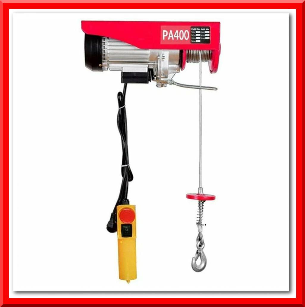 Yahoo!オークション - 【新品】電動ウインチ（100V 400kg）電動ホイス...