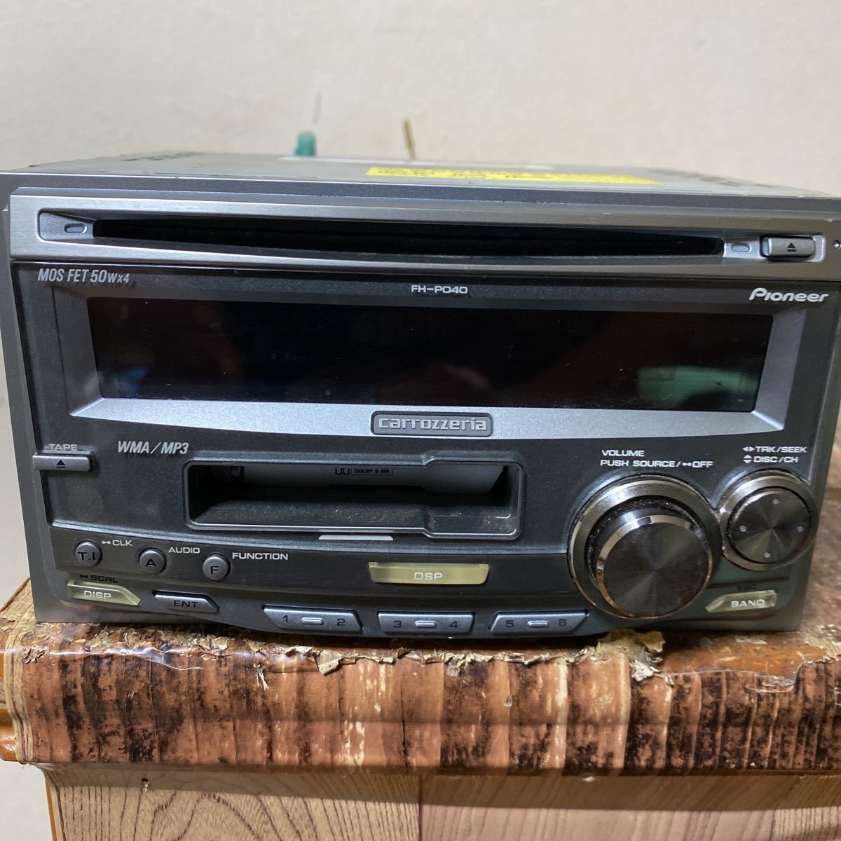 Yahoo!オークション - Carrozzeria CD/TAPE FH-P040 動作未確認 ジャン...