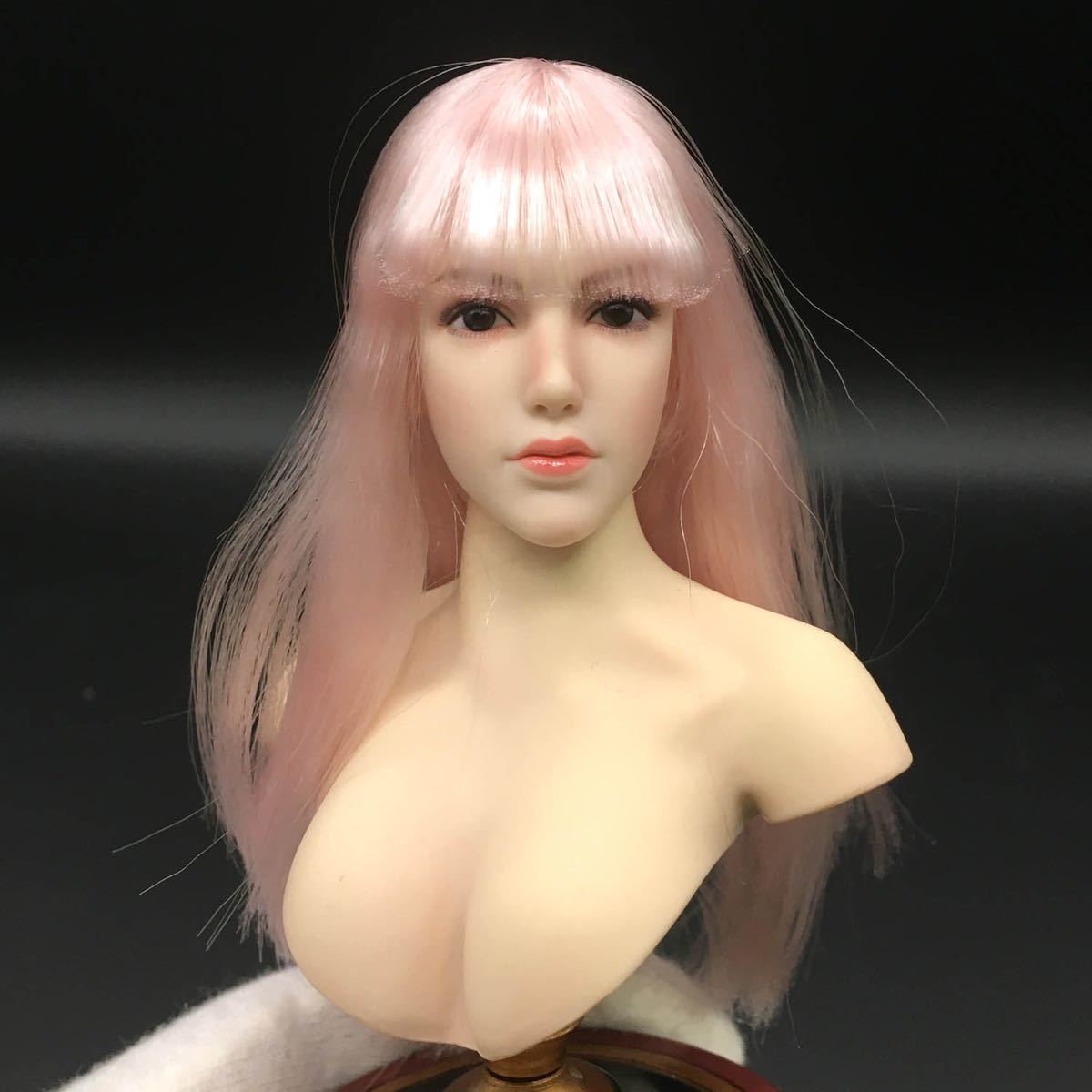 Yahoo!オークション - B234 1/6 フィギュア ヘッド 女性ヘッド 希少品 ...
