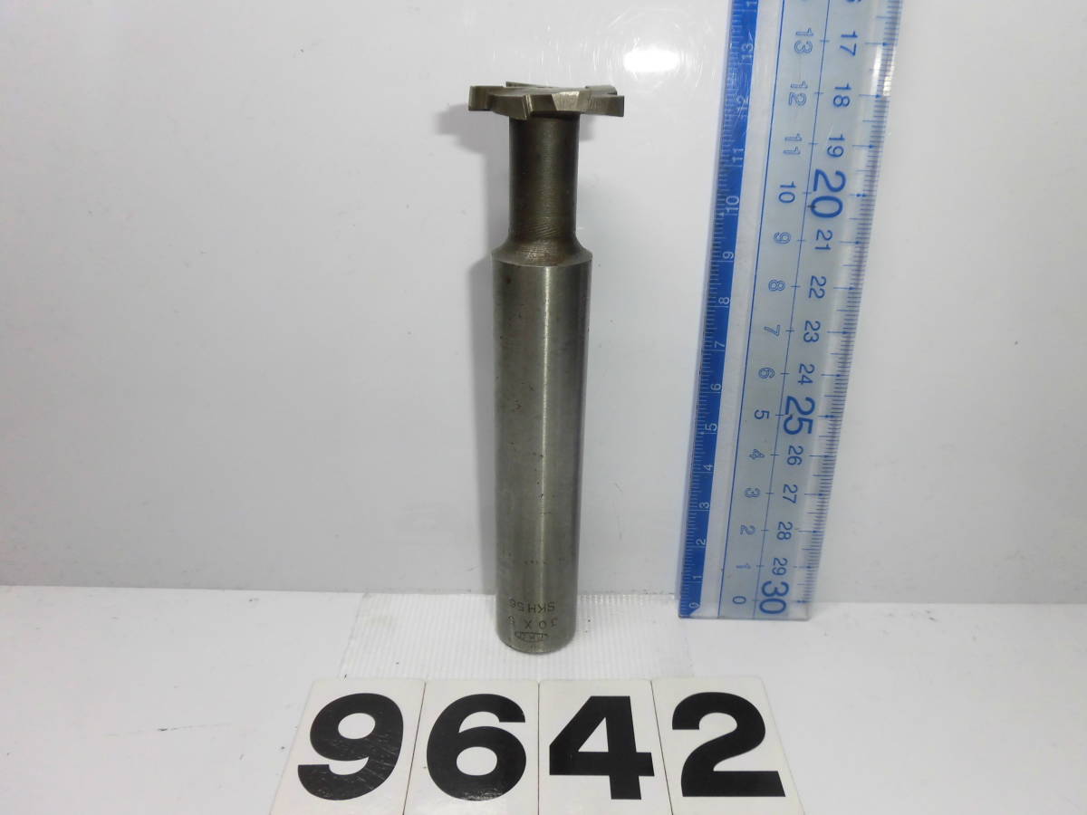 Yahoo!オークション - 9642 Φ30×5 SΦ20 FKD ハイス 大径 Tスロ Tス...