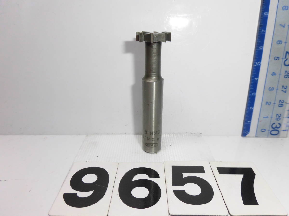 Yahoo!オークション - 9657 Φ18×4.5 SΦ12 FKD ハイス 大径 Tスロ T...