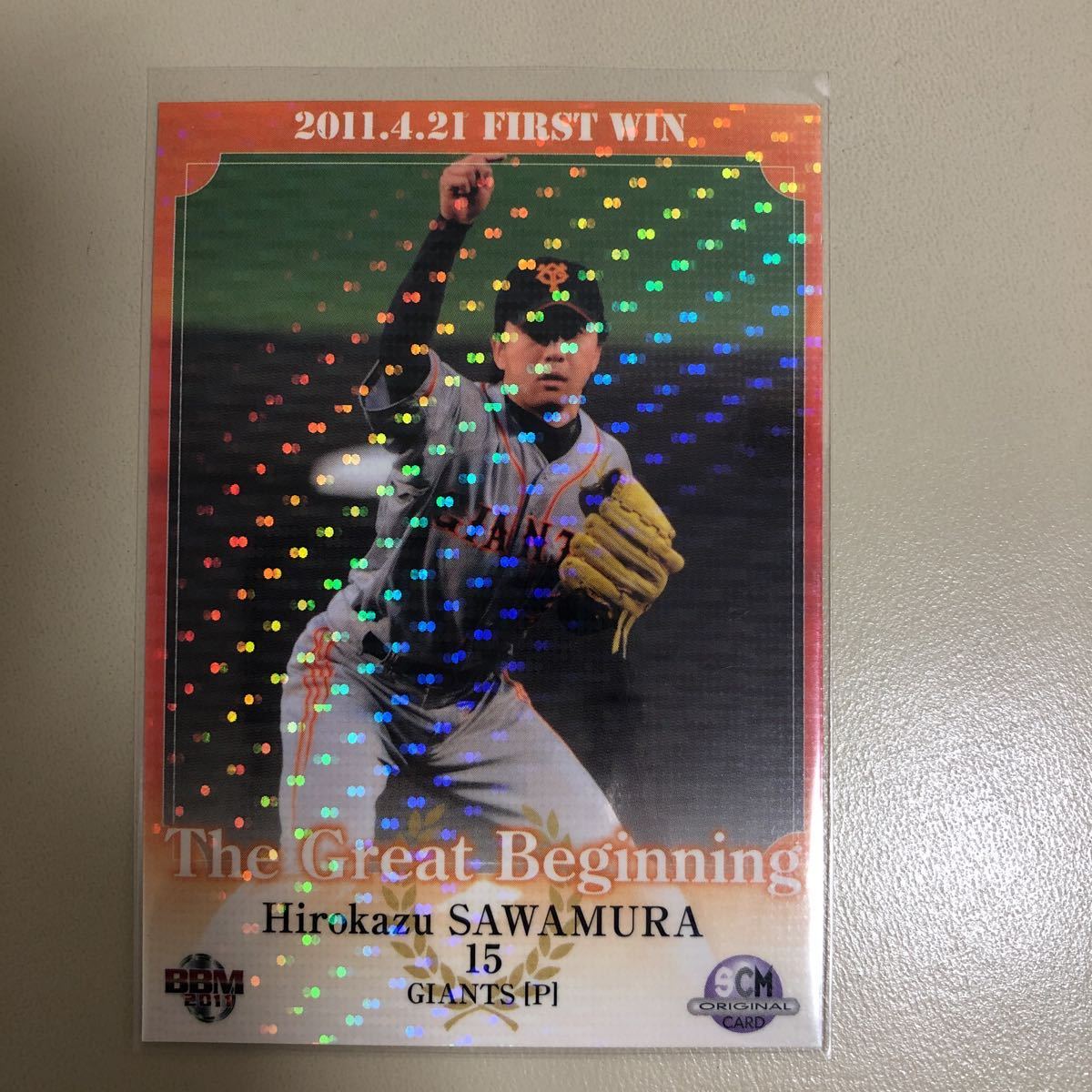 Yahoo!オークション - BBM 2011 澤村拓一 読売ジャイアンツ SCMオリジ...