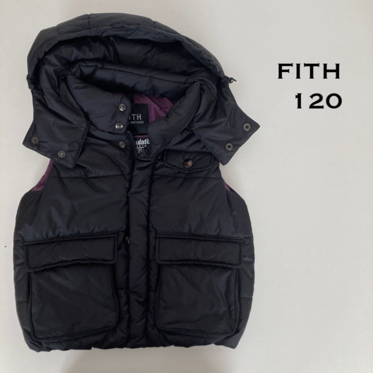 FITH 中綿 ベスト サイズ120 ブラック(120（115～124cm）)｜売買されたオークション情報、yahooの商品情報をアーカイブ公開 - オークファン（aucfan.com）