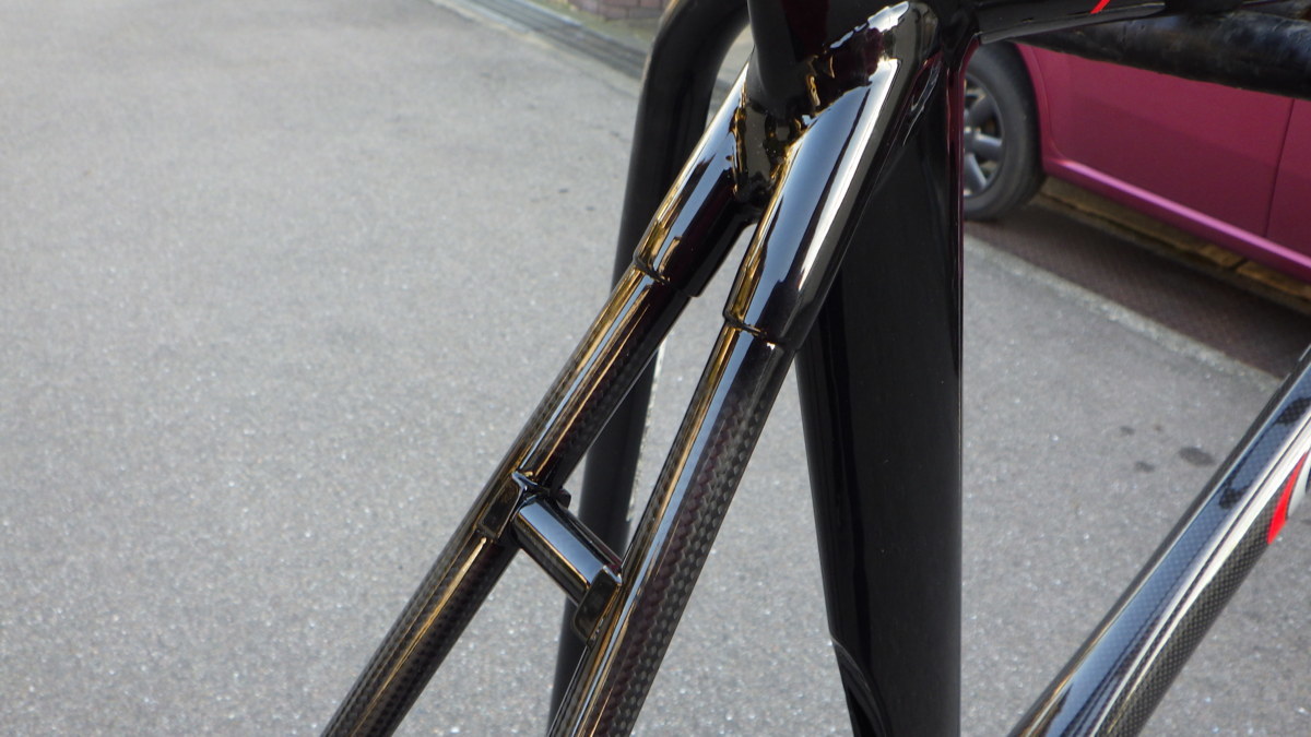 Yahoo!オークション - 【新品】 GanWell カーボン×アルミ [BLK] 53...