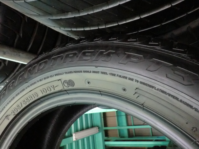 Yahoo!オークション - @即日発送@21年製@9分@ 235/55R18 100V DUNLOP G...