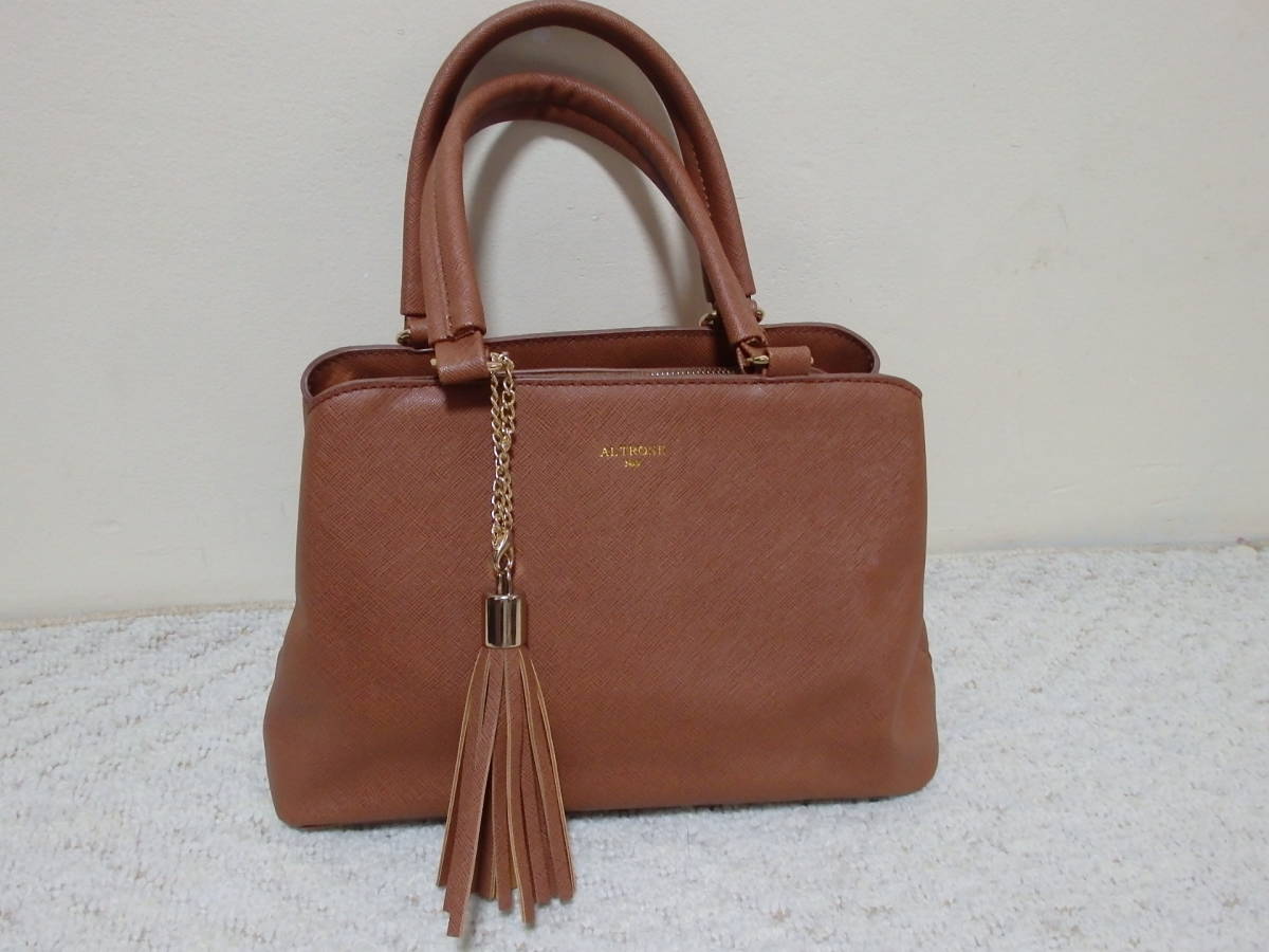 Yahoo!オークション - ALTROSE 2WAYバッグ ストラップ付 ショルダー ハ...