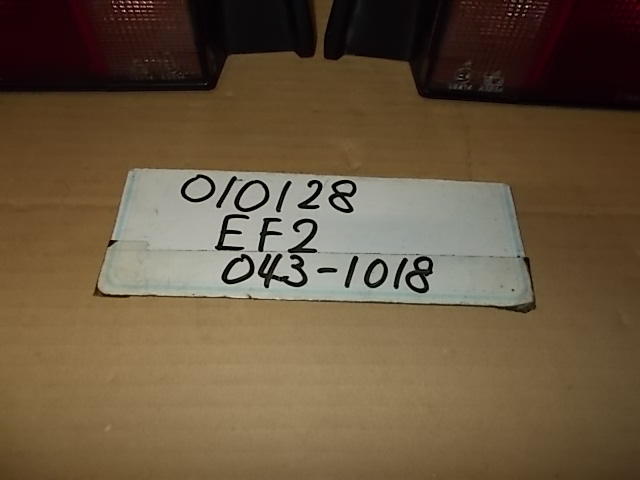 Yahoo!オークション - ホンダ EF2 シビック 左右 テールランプ テール...