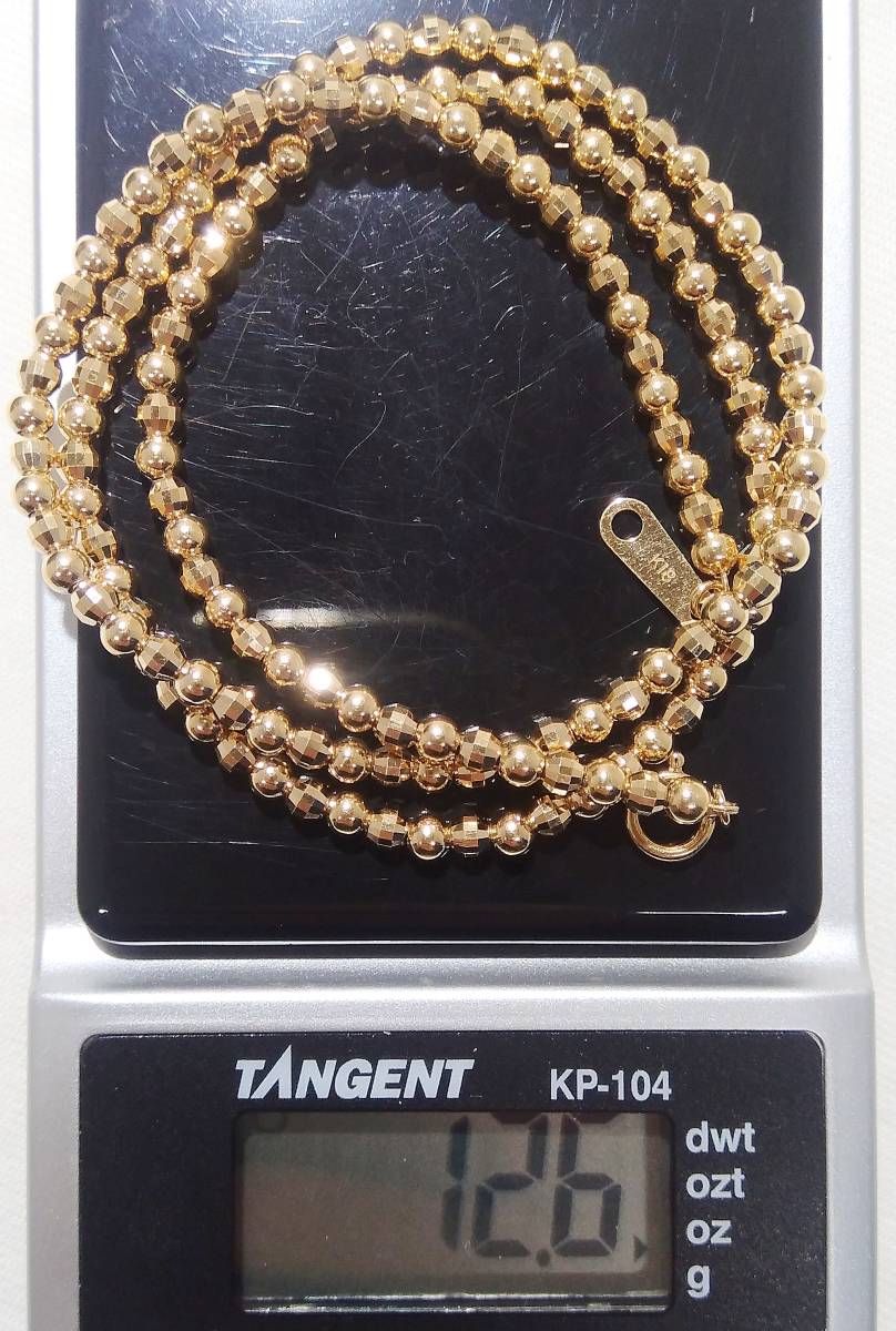 Yahoo!オークション - K18 750 ネックレス 42cm 12.6g