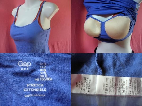 Yahoo!オークション - USED GAP キャミソール サイズS ブルー