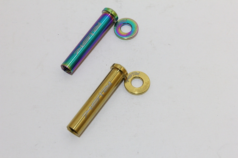 Yahoo!オークション - (s553) 軽量 ブレーキ 固定 ナット 40mm チタ...