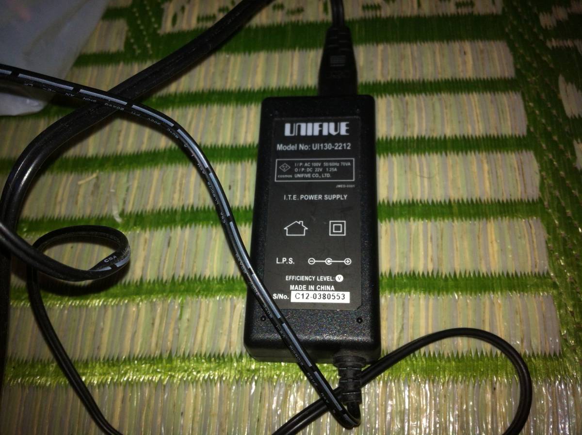 Yahoo!オークション - UNIFIVE ACアダプター UI130-2212