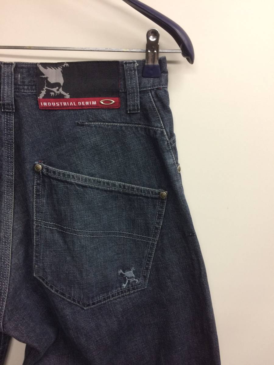 オークリー スカル INDUSTRIAL DENIM W28 デニムパンツ OAKLEY オークリー スカル INDUSTRIAL DENIM W28 デニムパンツ OAKLEY