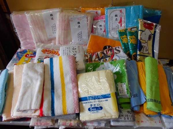 Yahoo!オークション - よ6SS 粗品タオル 大量 まとめて フェイスタオル...