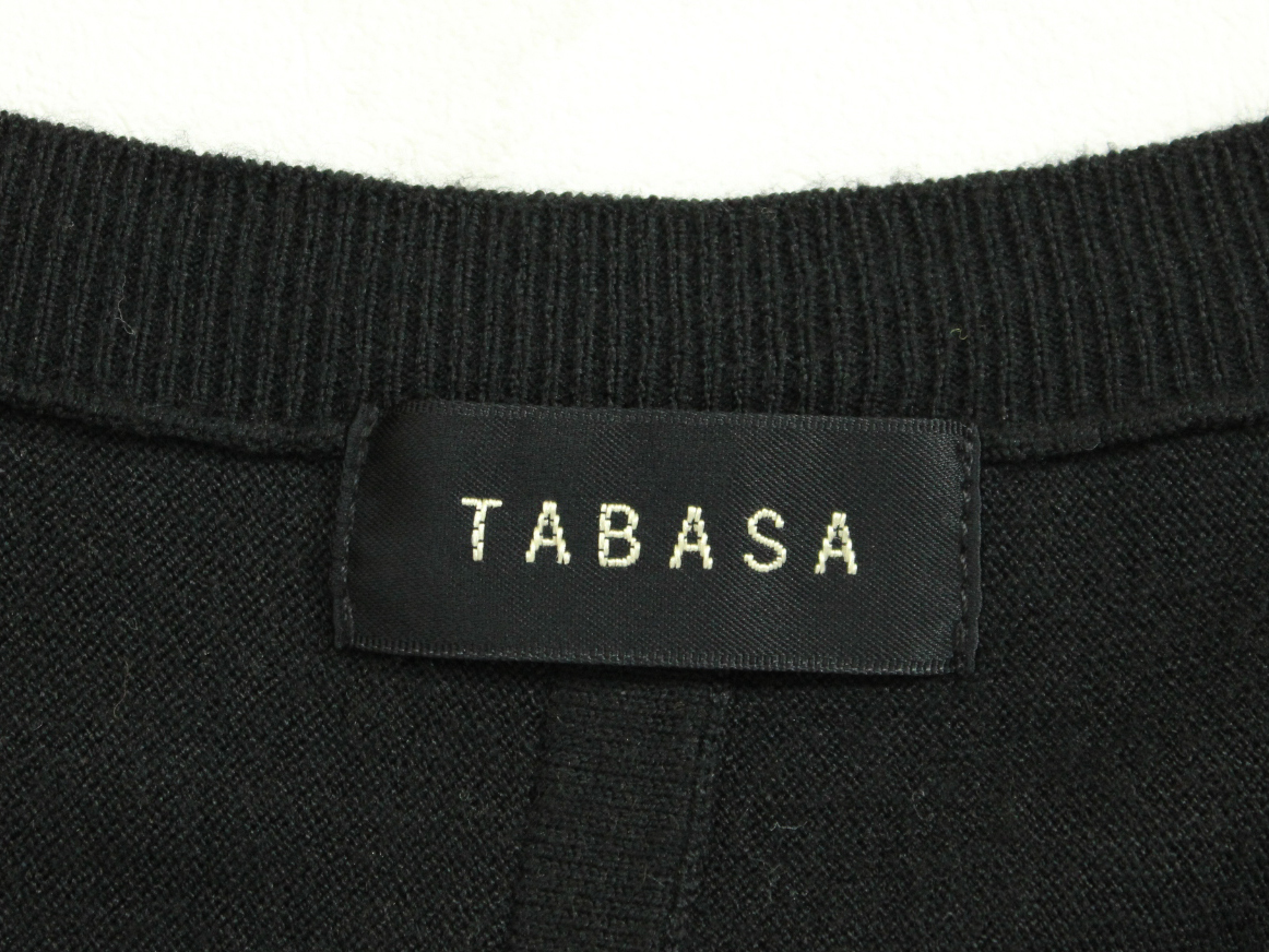 Yahoo!オークション - 小さいサイズ美品 TABASA/タバサ 長袖ロングニッ...