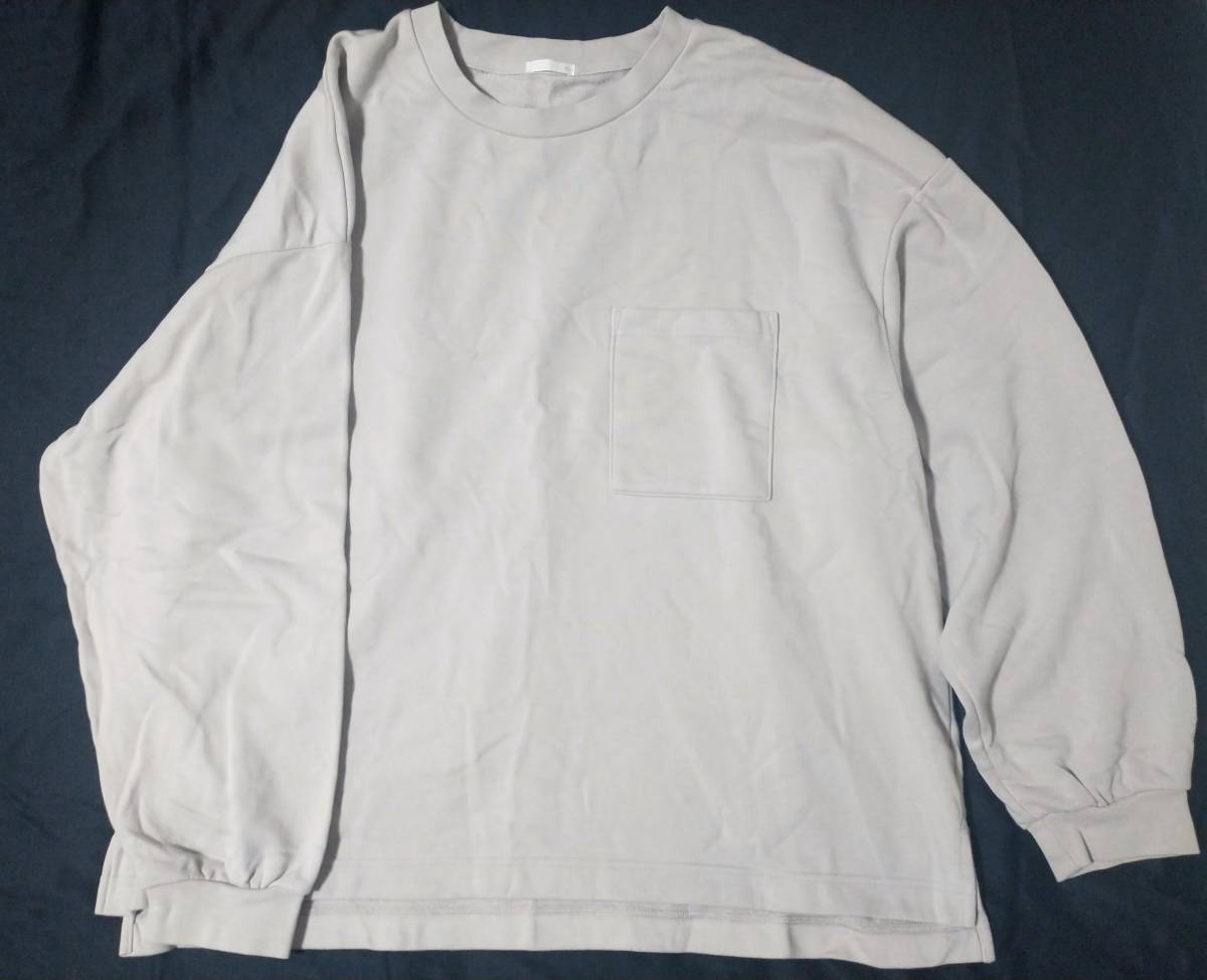 Yahoo!オークション - 新品送込 GU XL 胸ポケット付き オーバーサイズ ...