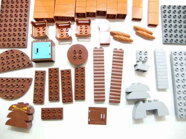 Yahoo!オークション - BB20 レゴ デュプロ 色別 ブラウン・グレー系 バ...