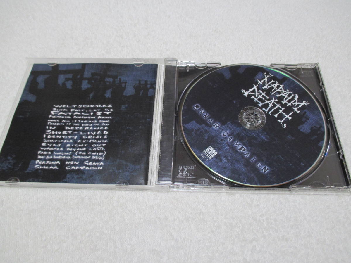 Yahoo!オークション - napalm death smear campaign CD / ナパームデス...