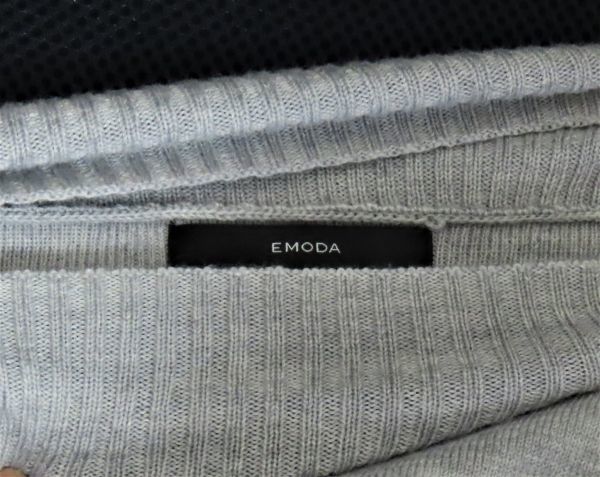 Yahoo!オークション - EMODA エモダ ウール混ニット チュニック F