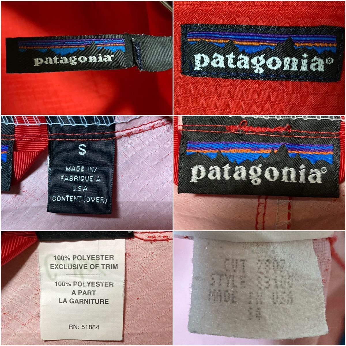 希少 90'sUSA製 patagonia パタゴニア 雪なしタグ アノラック 希少 90'sUSA製 patagonia パタゴニア 雪なしタグ アノラック