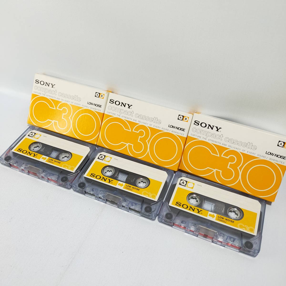 Yahoo!オークション - [N319]SONY カセットテープ C-30 Compact Casset...