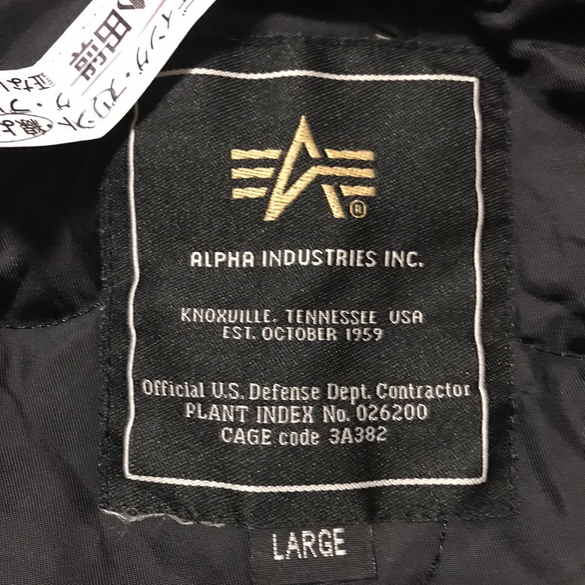 即決 刺繍 クリーニング済 L LARGE 40 メンズ ALPHA INDUSTRIES 即決 刺繍 クリーニング済 L LARGE 40 メンズ ALPHA INDUSTRIES