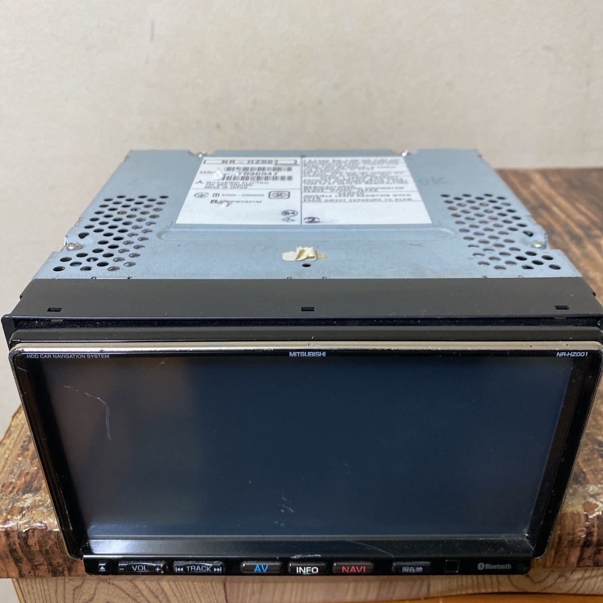 Yahoo!オークション - MITSUBISHI HDDナビ NR-HZ001 動作未確認 ジャン...