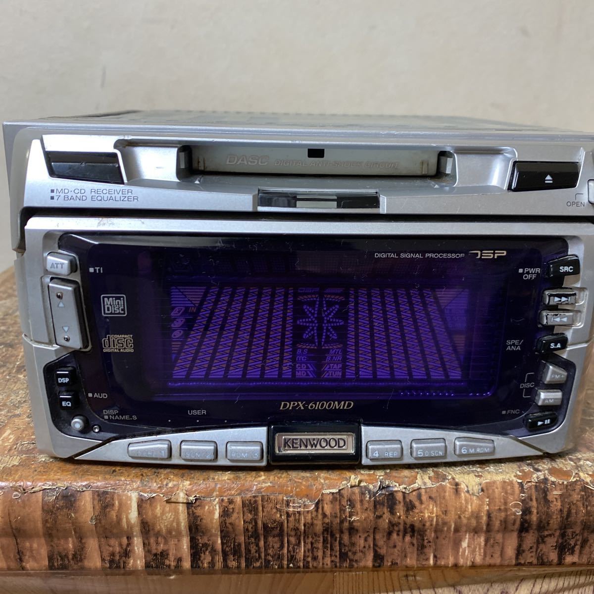Yahoo!オークション - KENWOOD CD/MD DPX-6100MD 動作未確認 ジャンク