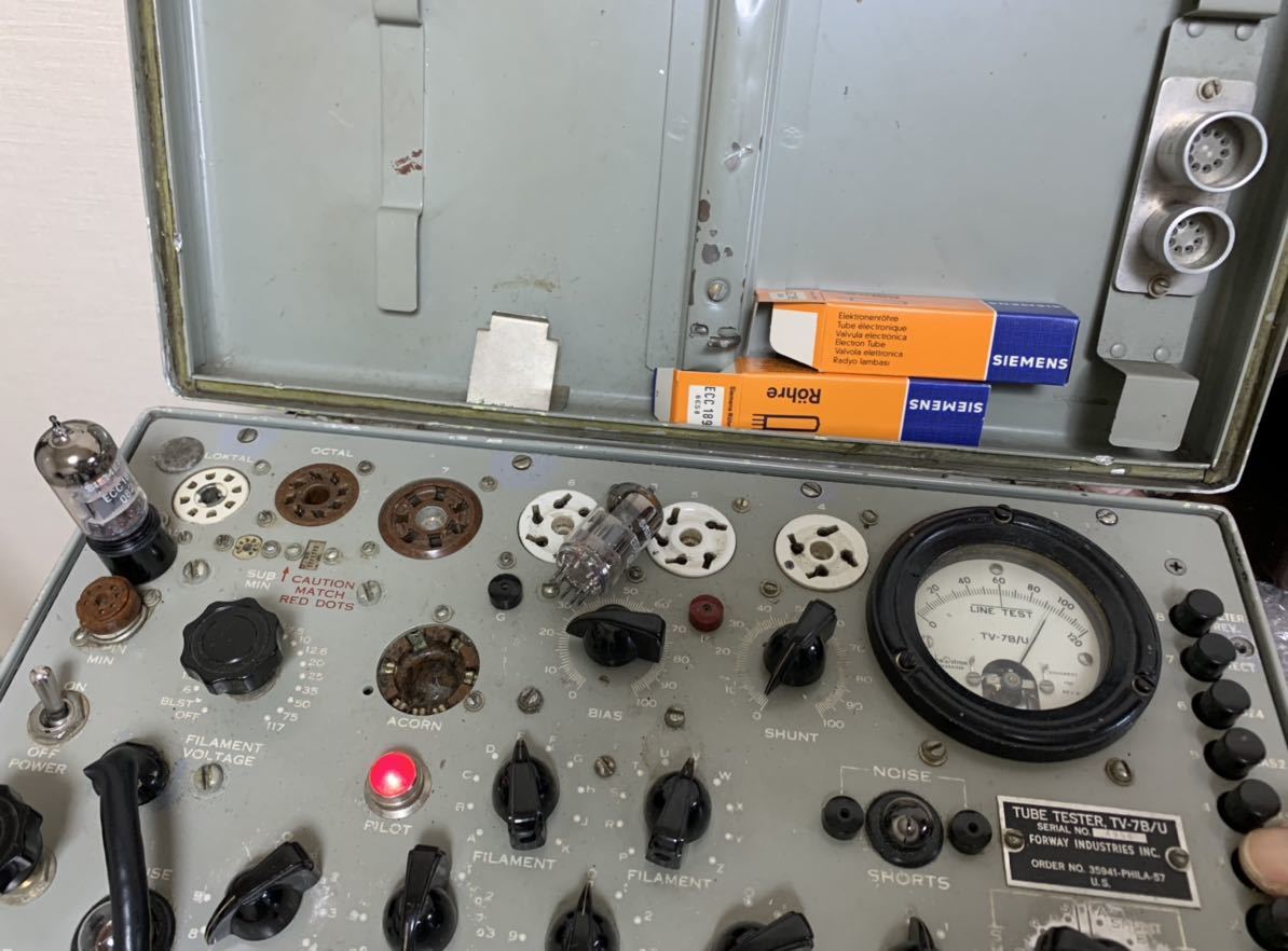 Yahoo!オークション - ECC189/6ES8......Siemens 6DJ8類似球