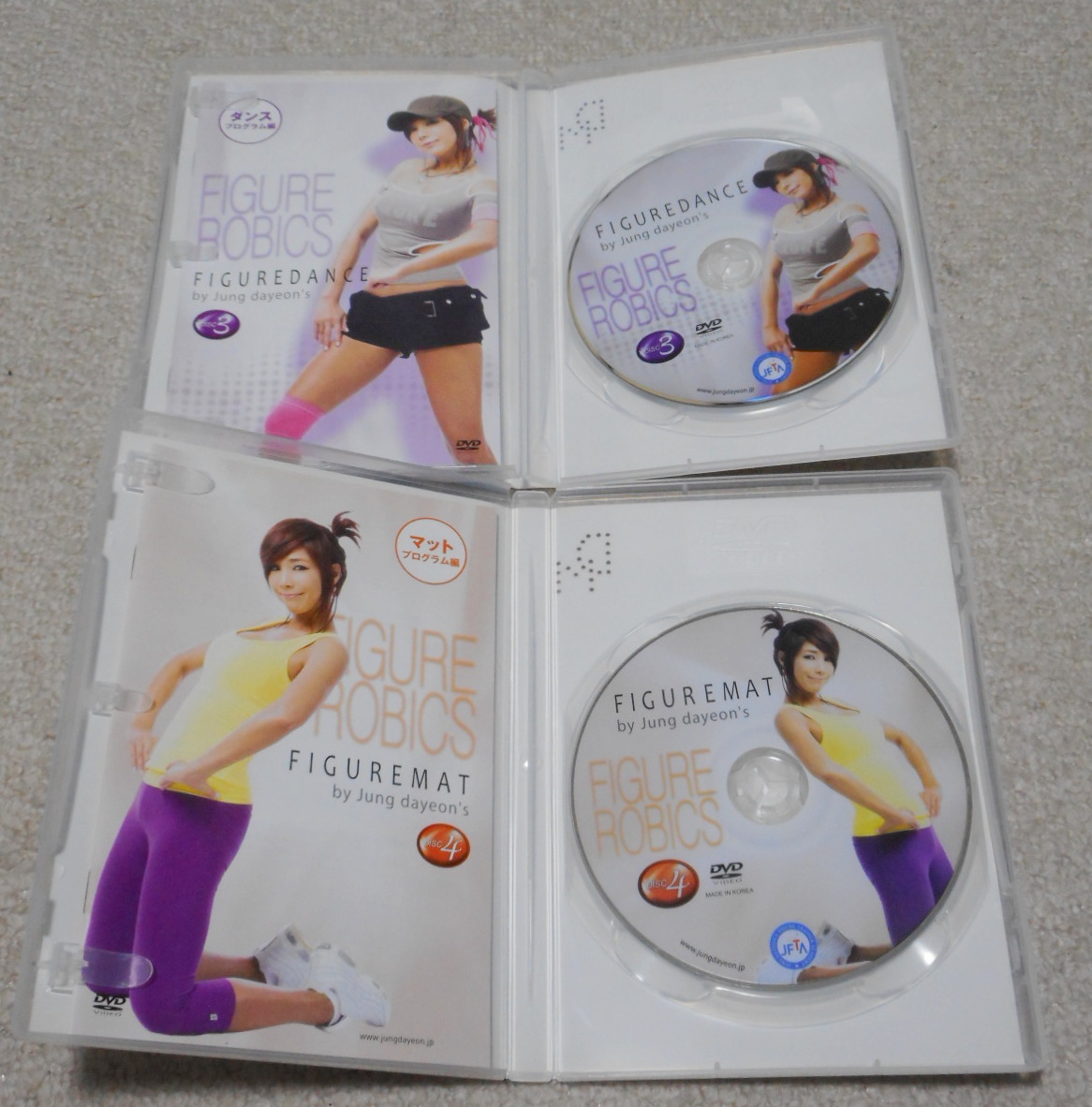 Yahoo!オークション - チョン・ダヨン 「フィギュアロビクス」 DVD4枚+...