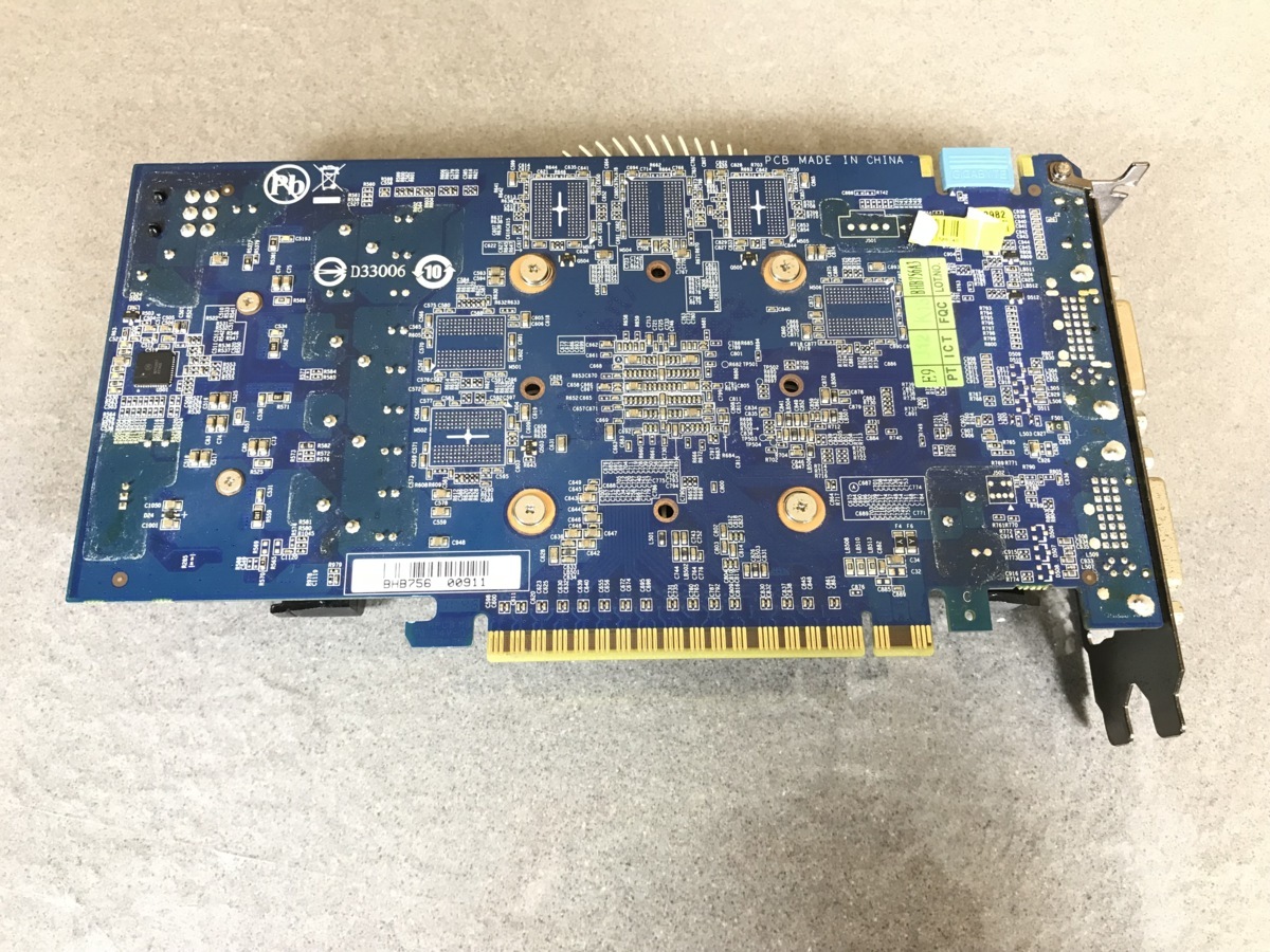 Yahoo!オークション - 1円～GIGABYTE GV-N550 OC-1GI/グラフィックボー...
