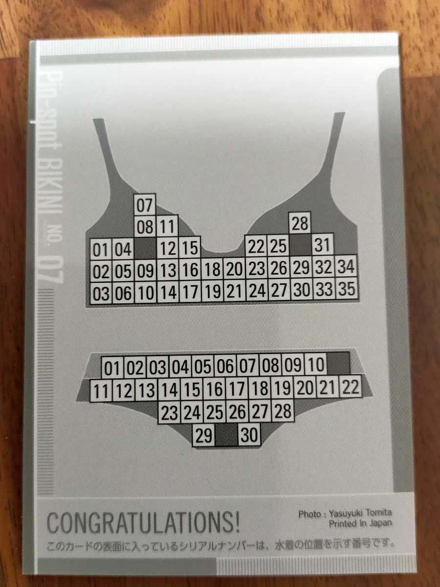 Yahoo!オークション - 桜井木穂 ピンスポビキニカードNo07 5/30
