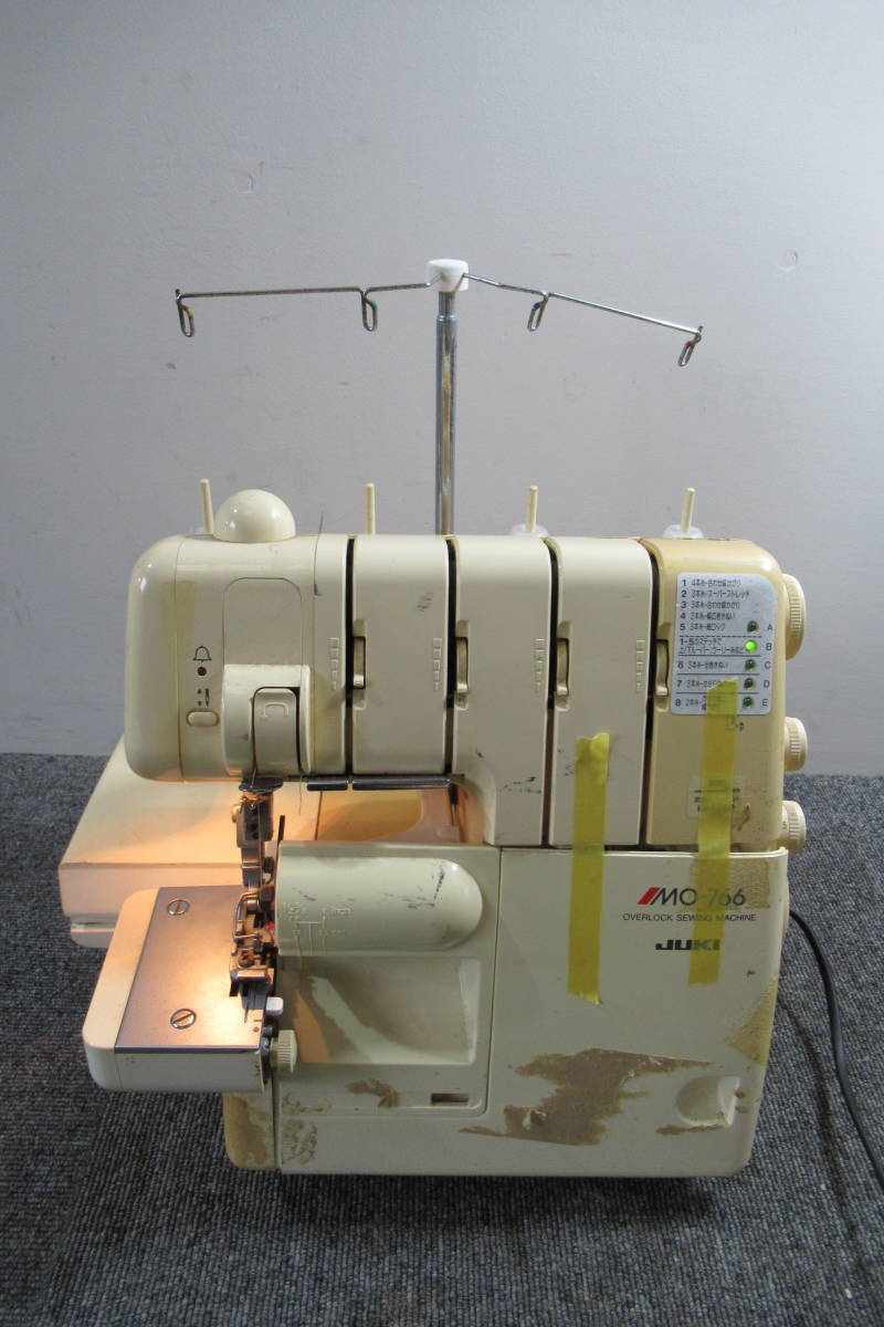 Yahoo!オークション - M399棚5 JUKI ジューキ 【MO-766】 オーバーロッ...