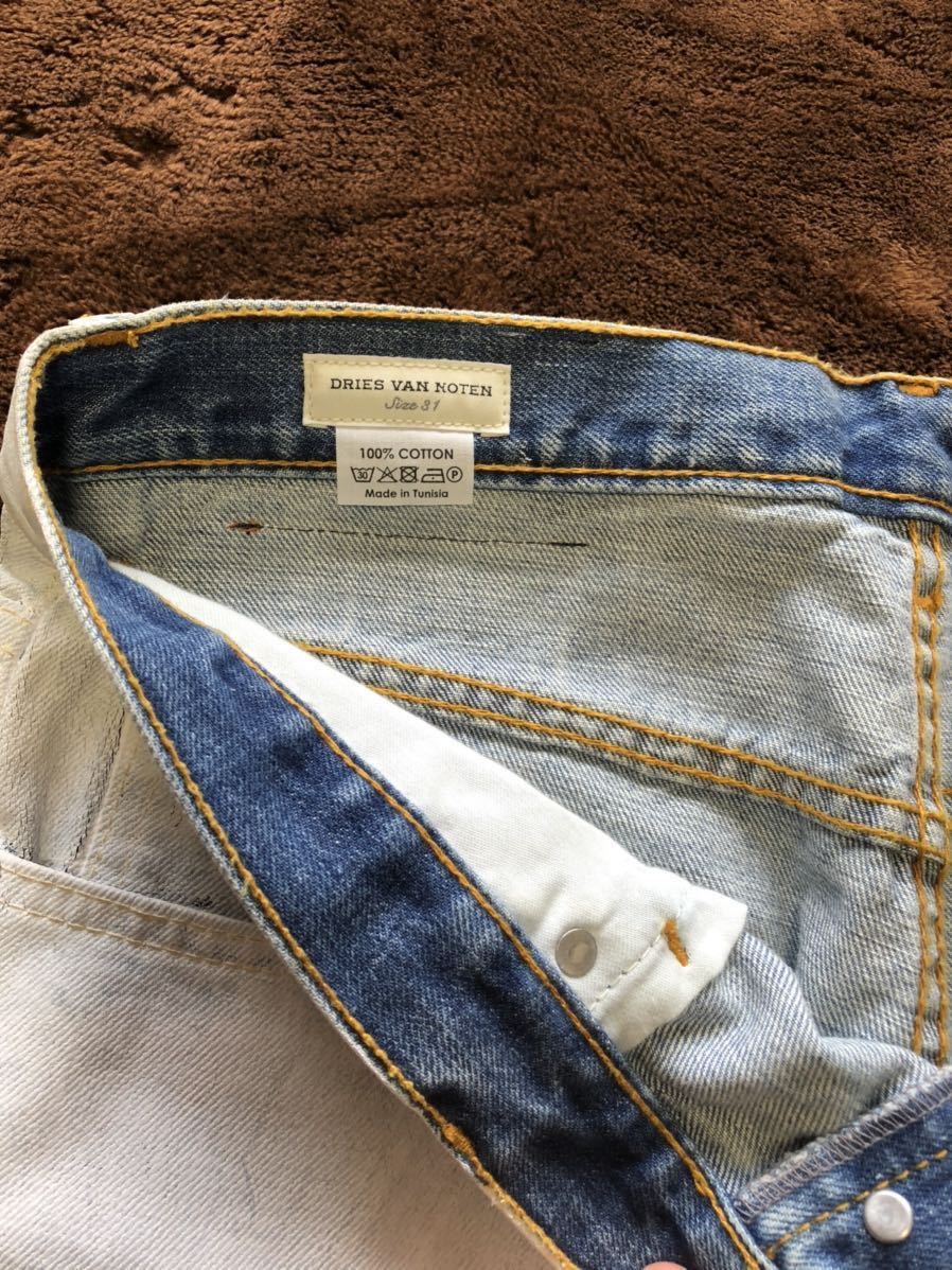 DRIES VAN NOTEN ドリスヴァンノッテン ペンキデニム DRIES VAN NOTEN ドリスヴァンノッテン ペンキデニム