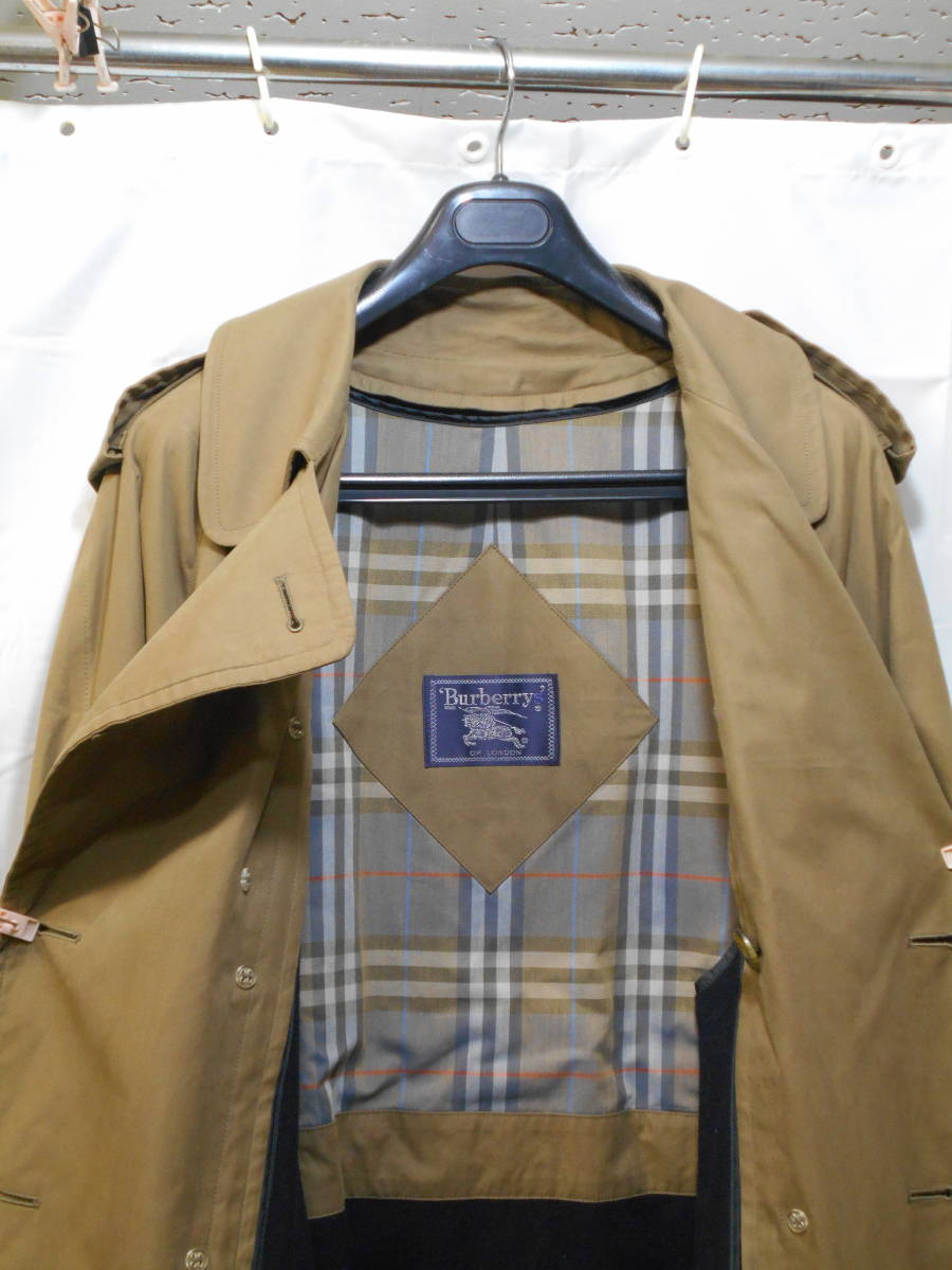 極上 Burberrys OF LONDON トレンチコート カーキ 42-XL ニューヨーク直営店にて購入(XLサイズ以上)｜売買されたオークション情報、yahooの商品情報をアーカイブ公開 ...